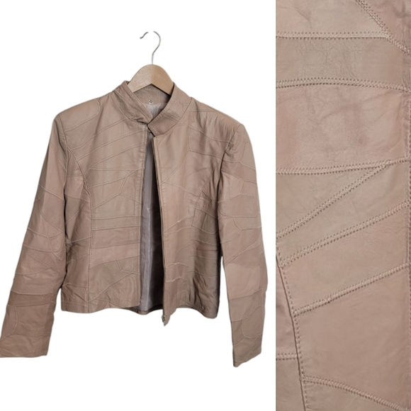 Vintage | Jackets & Coats | Vintage Leather Jacket Made In Brazil ...